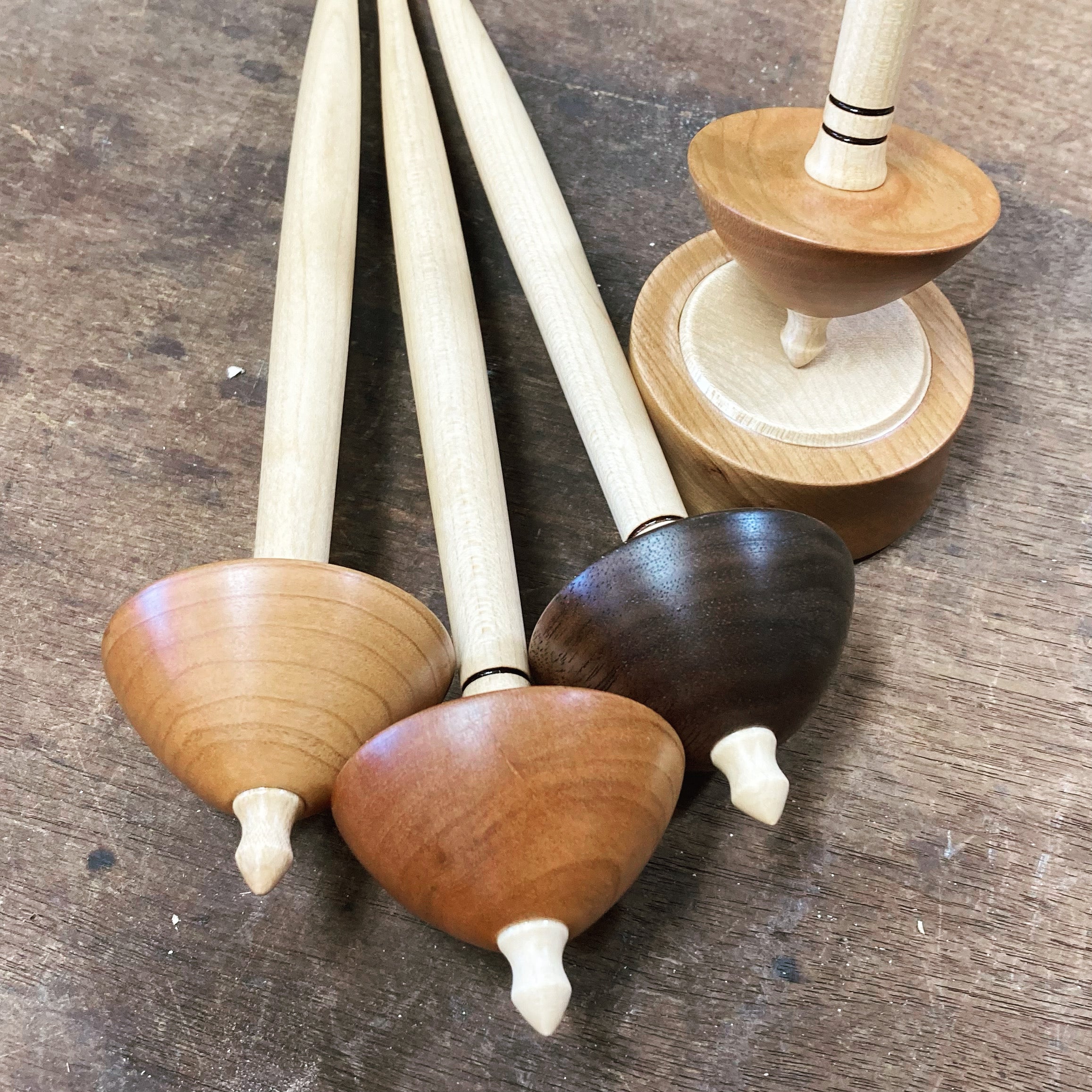 Tibetan Support Spindle by Fox Mountain Spindles | Fox Mountain Spindles
